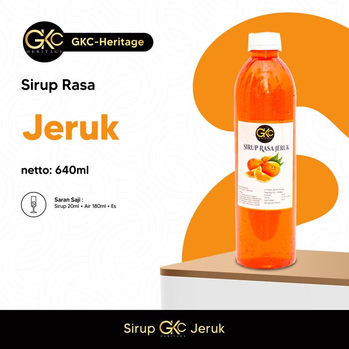 Promo Minuman Sirup Rasa jeruk ukuran 640ml Minuman kekinian - Kota ...