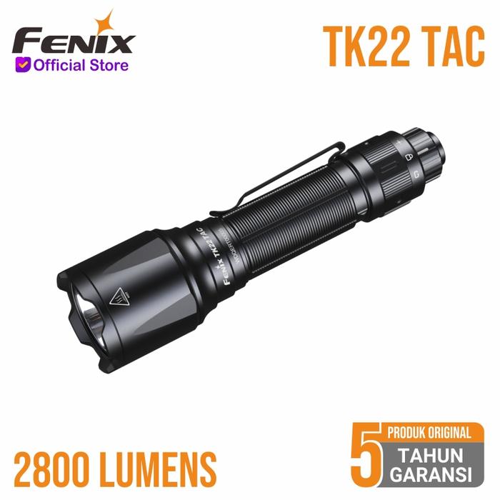 Promo Senter Fenix TK22 TAC Rechargeable Flashlight LED Cicil 0% 3x ...