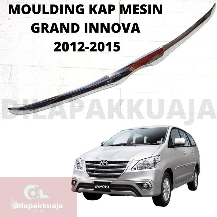 Jual Moulding List Kap Mesin Grand Innova 2012-2015 Grill Grand New ...