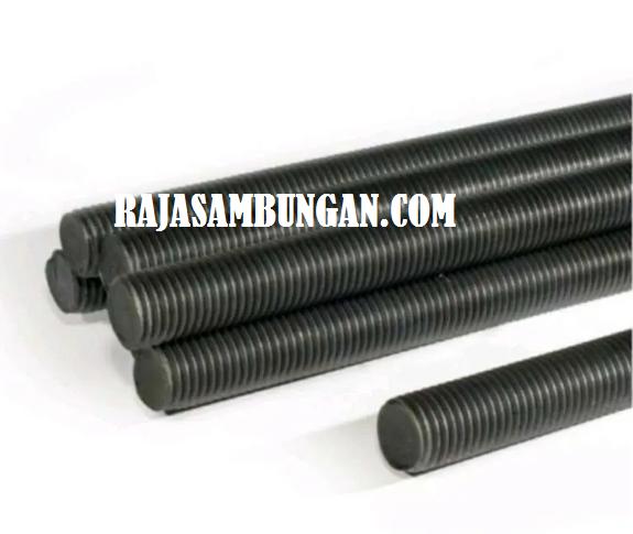 Jual Long Drat Diameter 5/8 inch x 100 cm Baut Hitam Full Ulir Ass Long ...