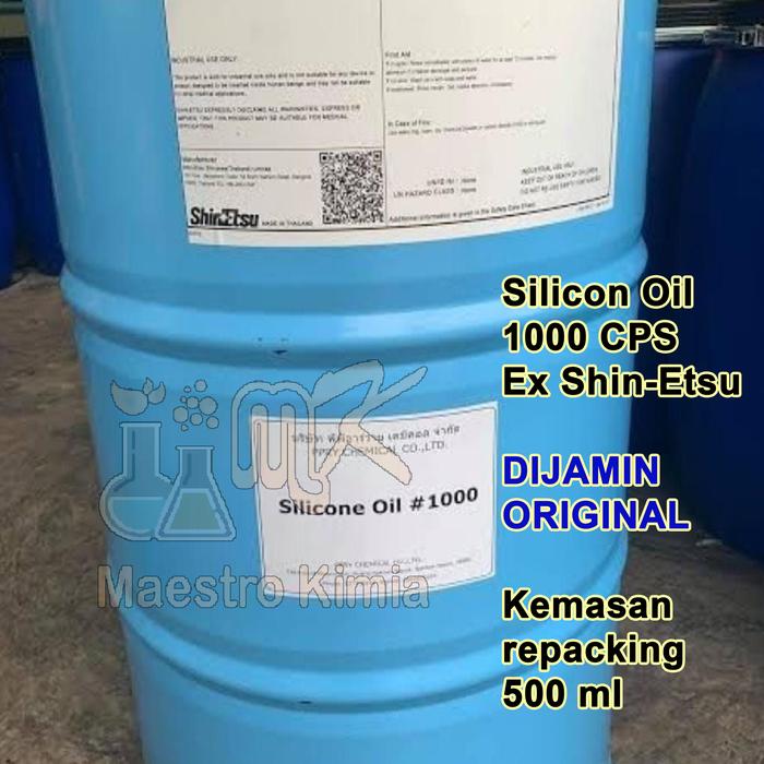 Jual Silicone Oil 1000 cps Ex Shin-Etsu 500 ml / Minyak Silicon Berkualitas - Kota Depok ...