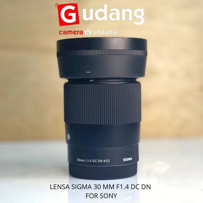 Jual LENSA SIGMA 30 MM F1.4 DC DN FOR SONY GOOD CONDITION - Kab. Konawe ...