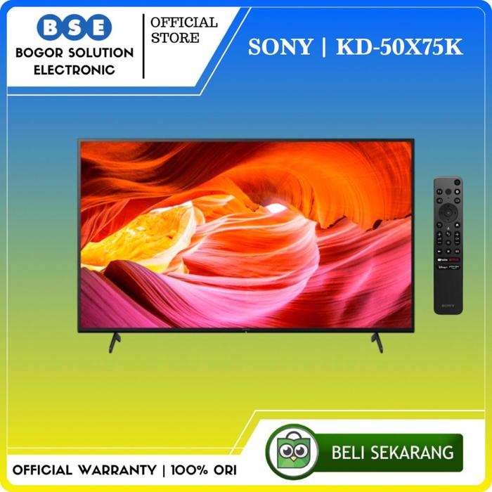 Promo LED TV SONY 50 INCH KD-50X75K 4K ANDROID TV SONY KD 50X75K UHD ...