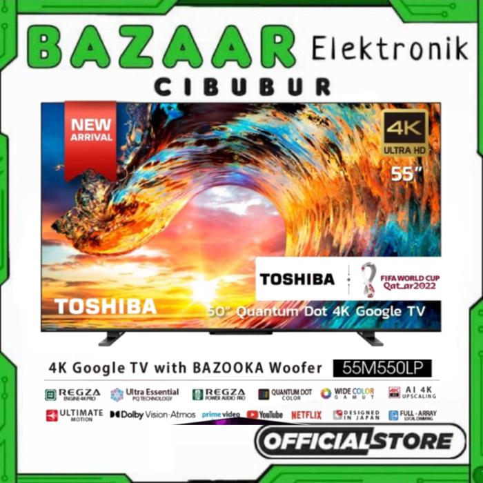 Jual TV TOSHIBA 55M550LP QLED UHD 55 INCH 55M550LP NEW 4K GOOGLE TV - Kab. Bogor - Bazaar ...