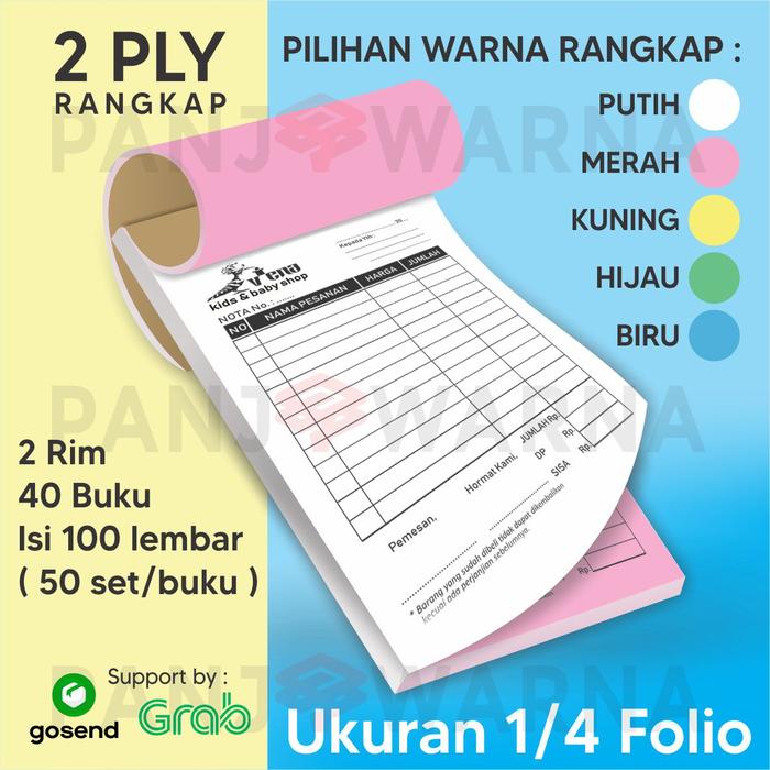 Jual Nota Bon Rangkap 2 Isi 100 Lembar - Kota Bekasi - Panjawarna ...