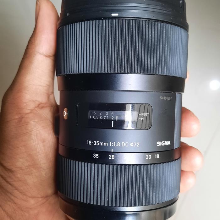Jual lensa sigma 18-35 mm F1.8 DC - Kota Padang - materspdg | Tokopedia