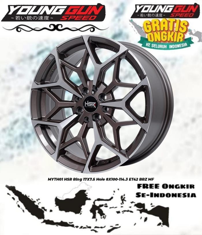 Jual Velg Mobil Ring 17 HSR MYTH01 Velg Avanza Jazz Vios Yaris Raize ...