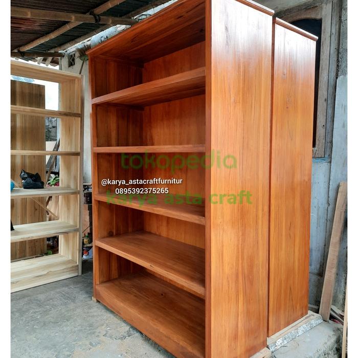 Jual RAK BUKU KAYU PINUS - Kab. Bantul - karya asta craft | Tokopedia