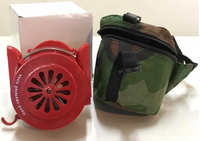 Jual siren emergency alarm hand crank plastic,sirine darurat manual ...