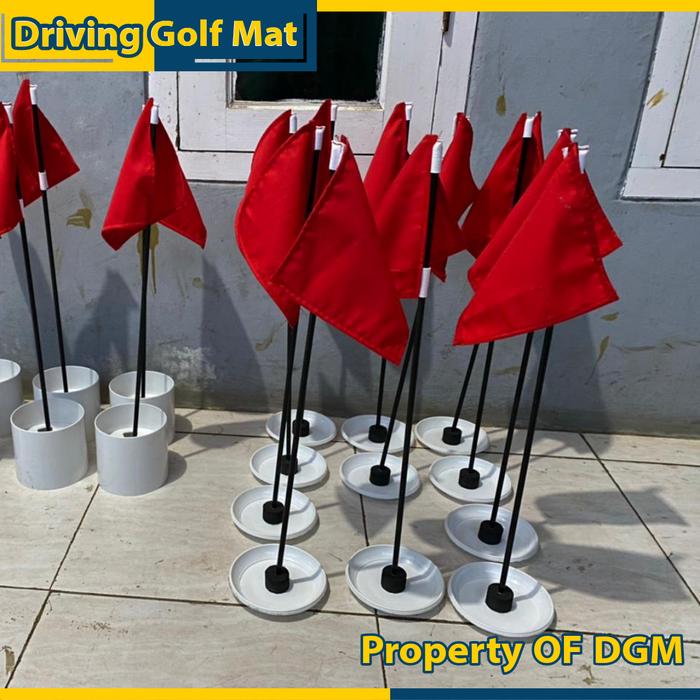 Jual hole golf mini golf - tiang golf + bendera - cup golf di Seller ...