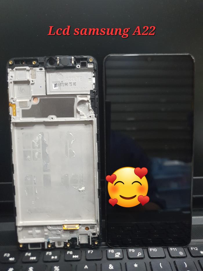 Jual LCD Samsung A22 A225 Original 2nd Copotan + Frame - Jakarta Pusat ...