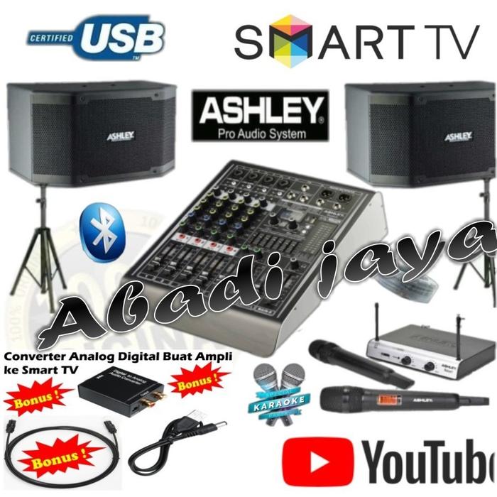 Jual paket sound system ashley studio 4 ashley k2310 ashley voice 1 ...