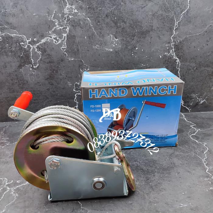 Jual HAND WINCH NAGASAKI 2000 LBS ALAT DEREK 1 TON KATROL TANGAN MANUAL ...