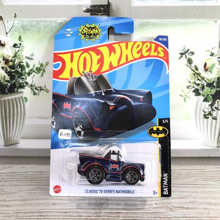 Jual HOT WHEELS CLASSIC TV SERIES BATMOBILE DC BATMAN BIRU NAVY DIECAST ...