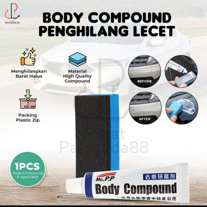 Jual Body compound obat penghilang baret lecet mobil polish wax kompon ...