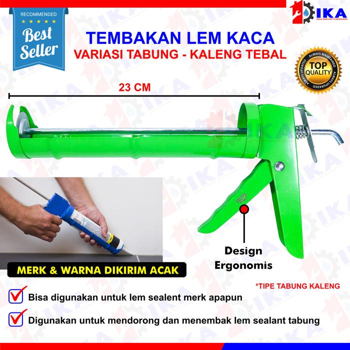 Jual TEMBAKAN LEM KACA / LEM SEALANT / LEM SILICONE GUN ALAT TEMBAK LEM ...