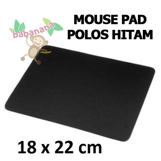 Jual Mousepad hitam polos 22x18cm alas mouse pad komputer pc laptop - Jakarta Utara - Babanana ...