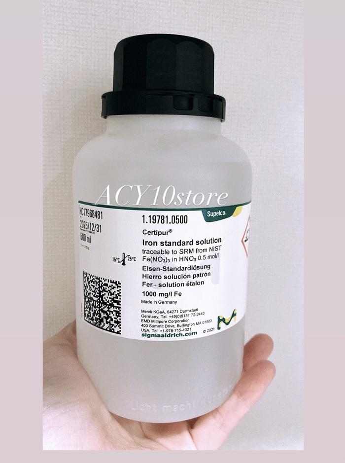Jual MERCK 1.19781.0500 Iron Standard Solution 500ml - Jakarta Timur - ACY10store | Tokopedia