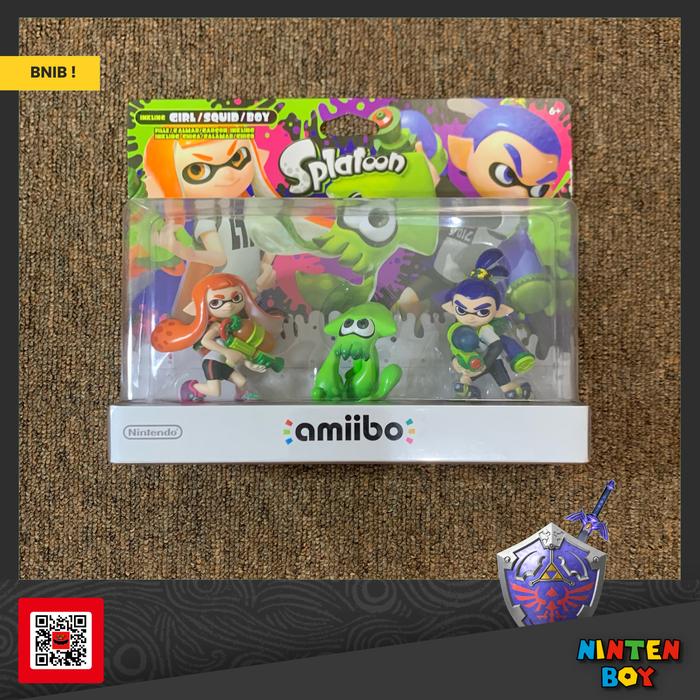 Jual Amiibo Splatoon 3-Pack Inkling Girl Squid Inkling Boy - Kab. Bogor - Nintenboy Store ...