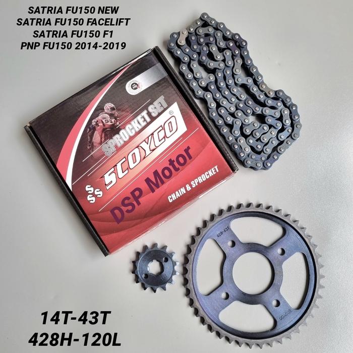 Jual GEAR GIR SET PAKET SATRIA FU150 NEW-FU 150 FACELIFT F1-PNP FU 2014 ...
