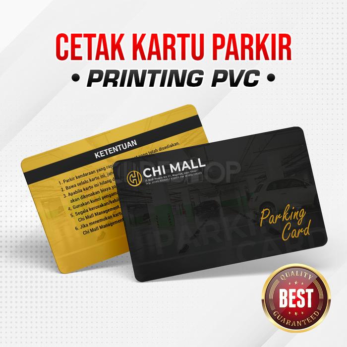 Jual Preprinted Card Custom Kartu Member Parkir Motor Mobil PVC RFID ...