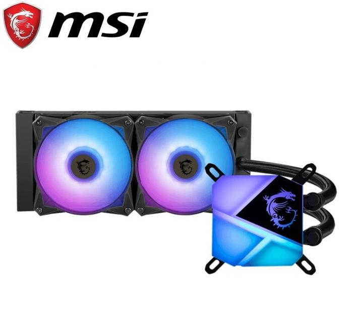 Jual MSI MAG CORELIQUID C240 ARGB AIO CPU Liquid Cooling 240mm INTEL ...