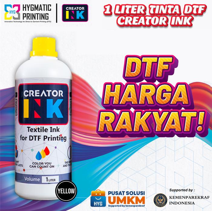 Promo Tinta DTF | Tinta DST | Sablon Digital - CREATOR INK - 1 Liter ...