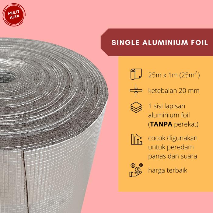 Jual peredam panas dan suara 20mm + single alluminium foil (tanpa lem) - Kota Tangerang - Toko ...