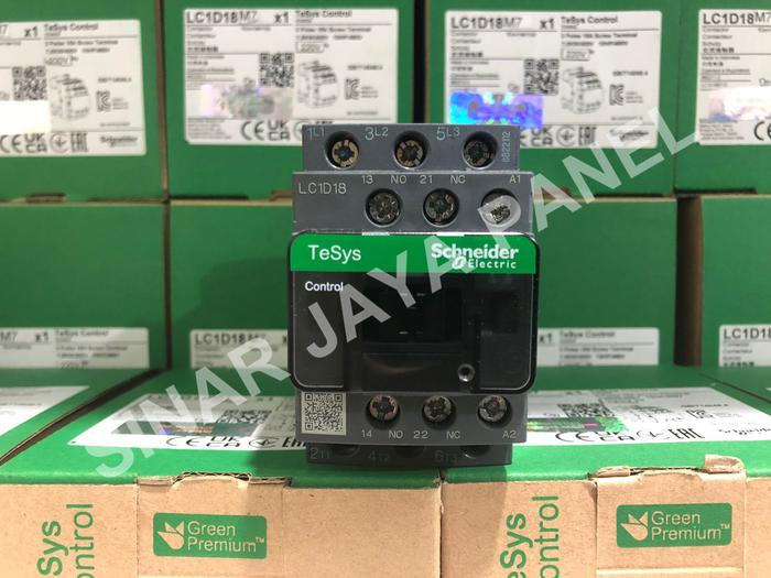 Jual KONTAKTOR CONTACTOR SCHNEIDER LC1D18M7 LC1D18 220V NEW ORIGINAL ...