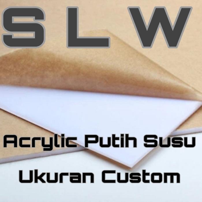 Jual Akrilik Putih Susu 10mm (Acrylic Putih Susu 10mm) Sheet / Lembaran ...