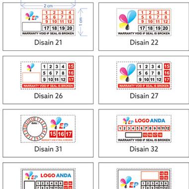 Jual Stiker Segel Garansi Pecah Telor COSTUM KILAT / Segel Pecah Telur ...