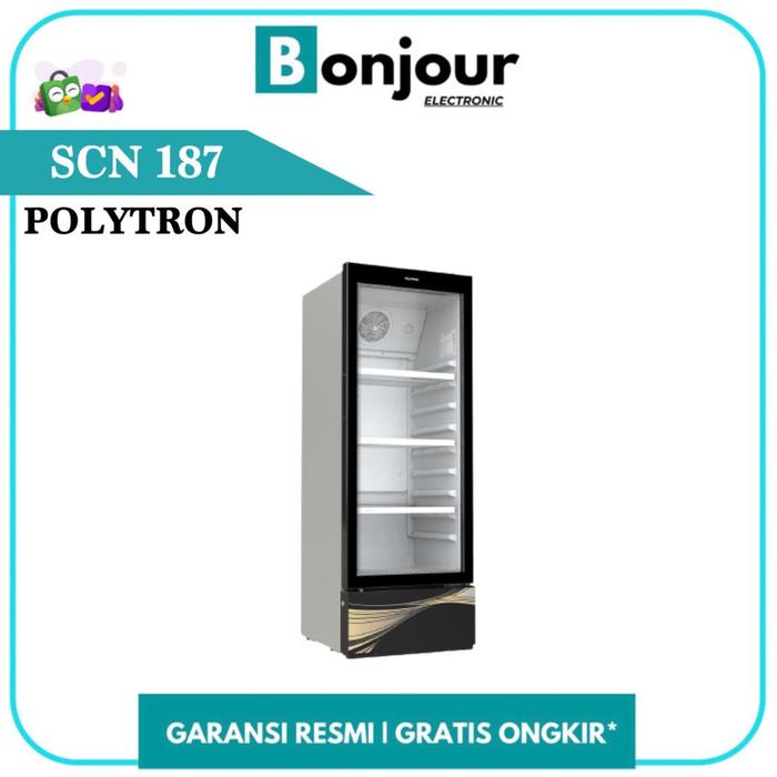 Promo Kulkas Showcase 230 Liter Polytron SCN187 Polytron Showcase ...