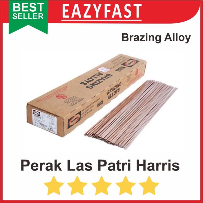 Jual Kawat Las Perak Tembaga Pipa Harris USA Brazing Alloys Silver ...