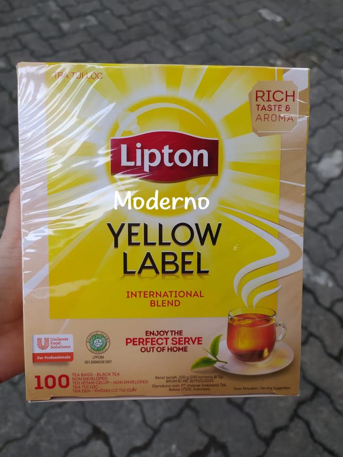 Jual Lipton yellow label tea non envelope isi 100 - Jakarta Barat ...