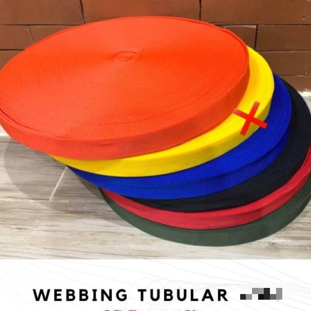 Jual Tali webbing tubular double / webbing harnes panjat / tali hammock ...