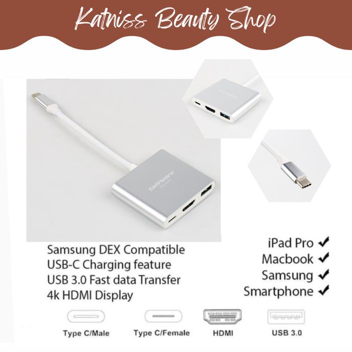 Jual Samsung Dex USB-C Hub HDMI USB C Adapter Monitor Macbook Type C ...