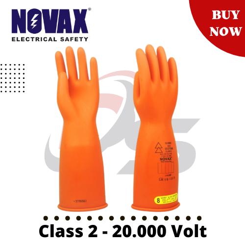 Jual Novax Sarung Tangan Listrik Anti Setrum Class 2 - 20.000 Volt ...