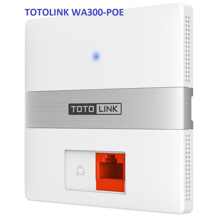 Jual TOTOLINK WA300-POE WA-300 POE Wireless Access Point (Wall Platet ...