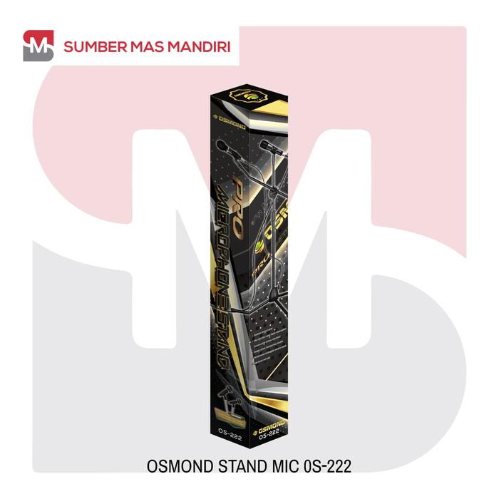 Jual STAND MIC MICROPHONE PANJANG OS-222 MERK OSMOND / STAND MIKROFON ...