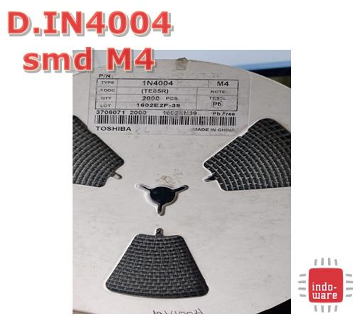 Jual Dioda M4 SMD 1N4004 1A 400V IN4004 Silicon Diode Rectifier DO ...