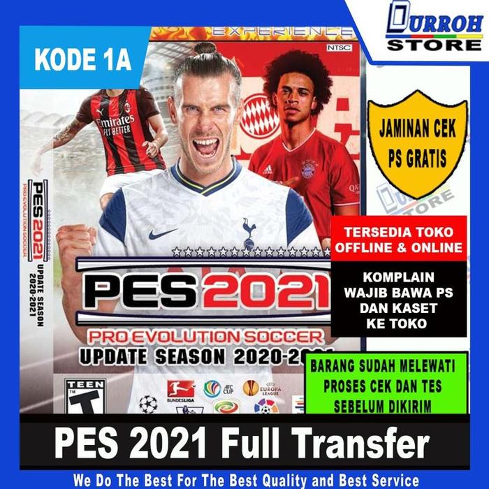 Jual KASET GAME PS2 / PS 2 / PLAYSTATION 2 BOLA PES 2021 - 1A, COVER - Kota Depok - tukulwiji ...