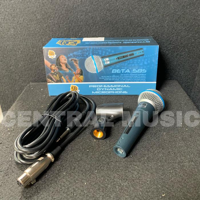 Jual MICROPHONE KABEL BMA BETA-58S ASLI FREE HOLDER MICROPHONE HIGH QUALITY - Kota Medan ...