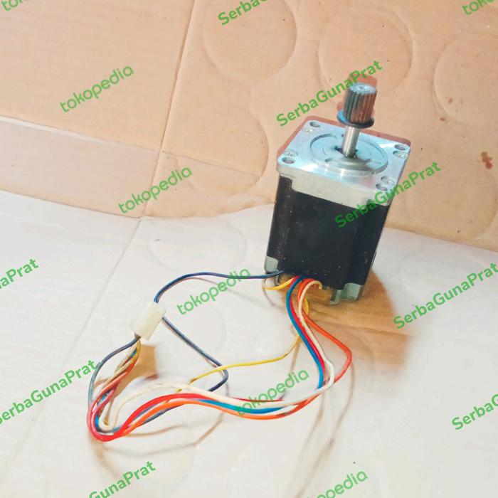 Jual stepper Merk Sanyo Denki 3A- Step : 1.8 deg Unipolar 6 wiring ...