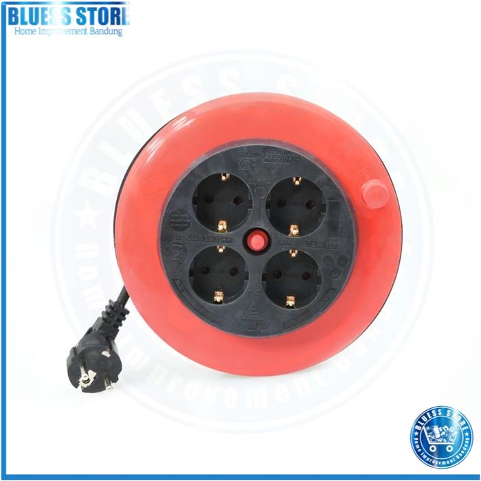 Jual Kabel Gulung Gao Kabel Roll 4 Soket 5 Mtr Terminal Colokan Listrik ...