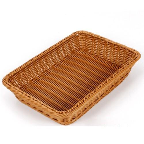 Jual Basket Rattan Bread Rectangular Storage (40x30xh8cm)/Keranjang Kue ...