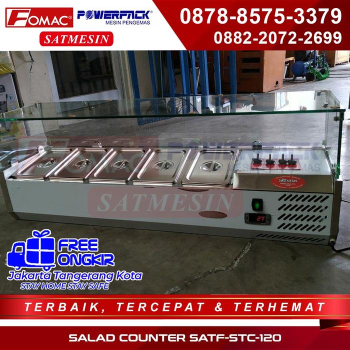 Jual Countertop Salad Case Tipe SATF-STC-120 Satmesin Salad Display ...