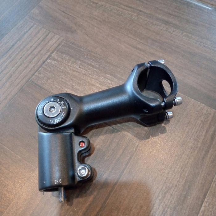 Jual Stem adjustable oversize 31,8 180° 93mm touring gravel - Jakarta ...