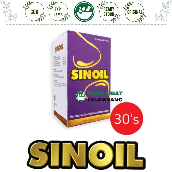 Jual SINOIL 30 KAPSUL NYERI PENGAPURAN SENDI SIN OIL SNOW FUNGUS ...
