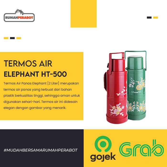 Jual Termos Air Panas Elephant HT 500 2 L Termos Gajah HT500 Vacuum ...