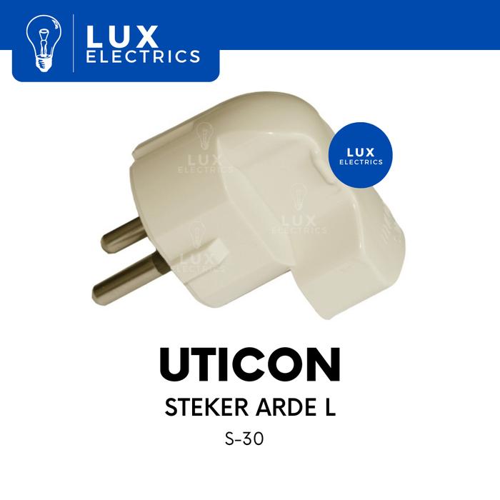 Jual Steker Arde L 1 Lubang UTICON S-30 /Colokan/Bengkok - Kota Bandung ...